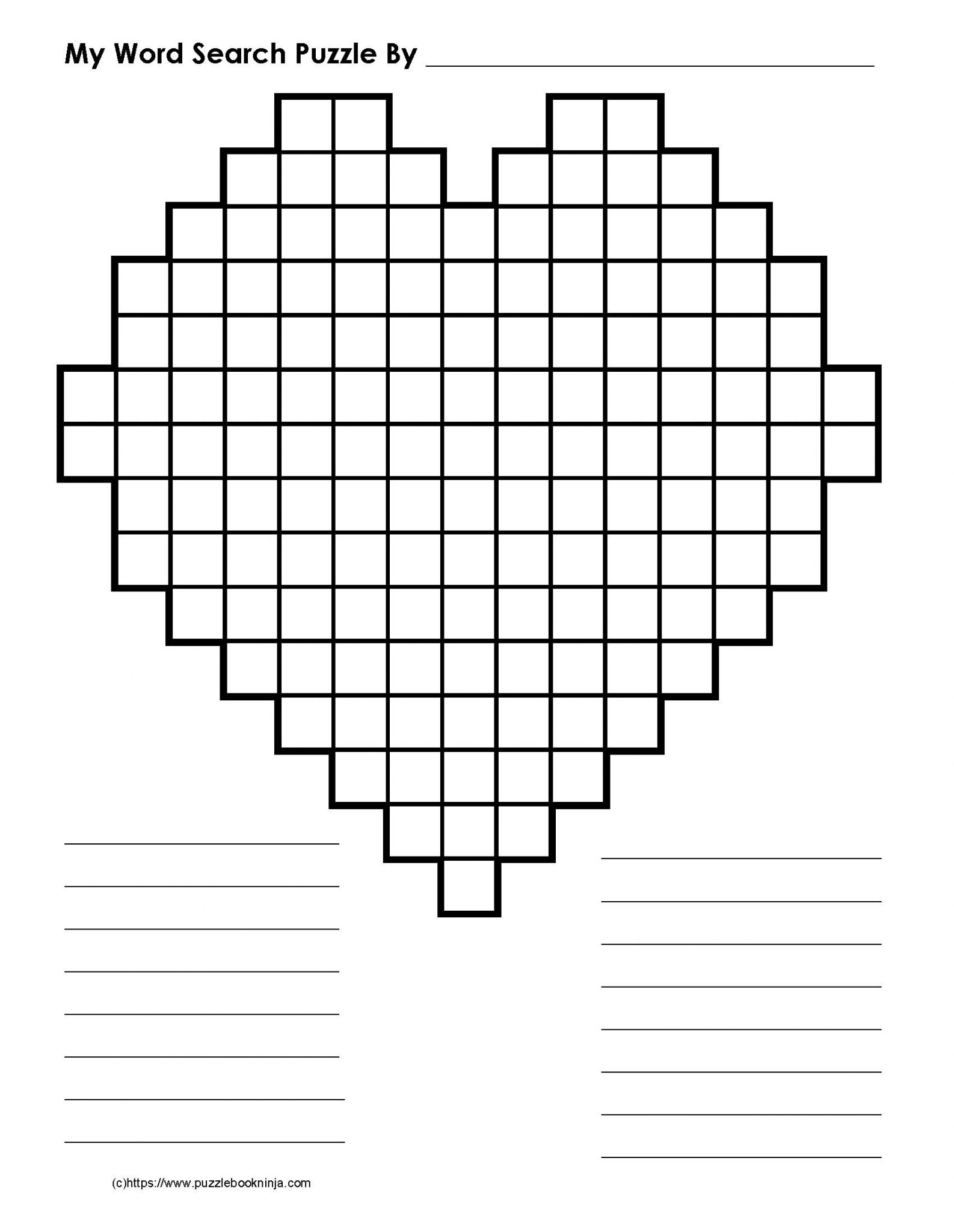 Freebie Blank Word Search Grids Downloadable Printable Word Search Printable